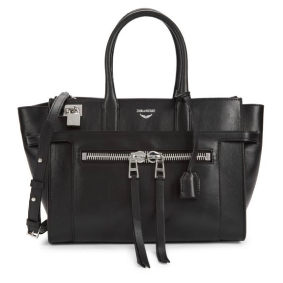Zadig & Voltaire | Bags | Zadig Voltaire Mdium Candide Leather Top ...